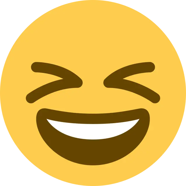 😆 - Grinning Squinting Face Emoji meaning, copy and paste emoticon ...