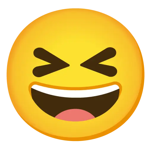 😆 - Grinning Squinting Face Emoji meaning, copy and paste emoticon ...