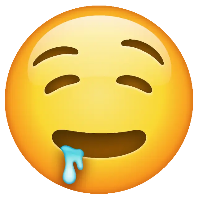 🤤 - Drooling Face Emoji meaning, copy and paste emoticon - ( ‿ ) SYMBL