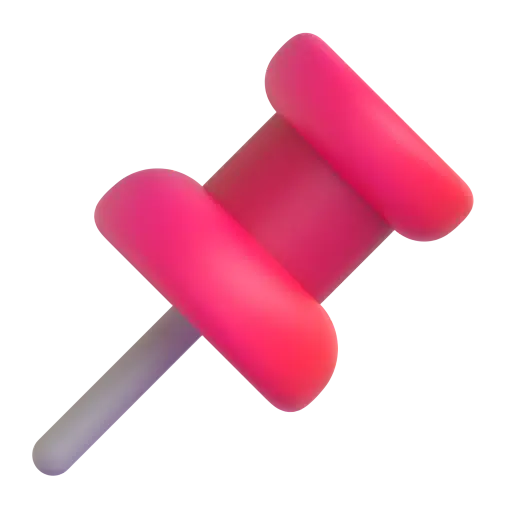 📌 - Pushpin Emoji meaning, copy and paste emoticon - ( ‿ ) SYMBL