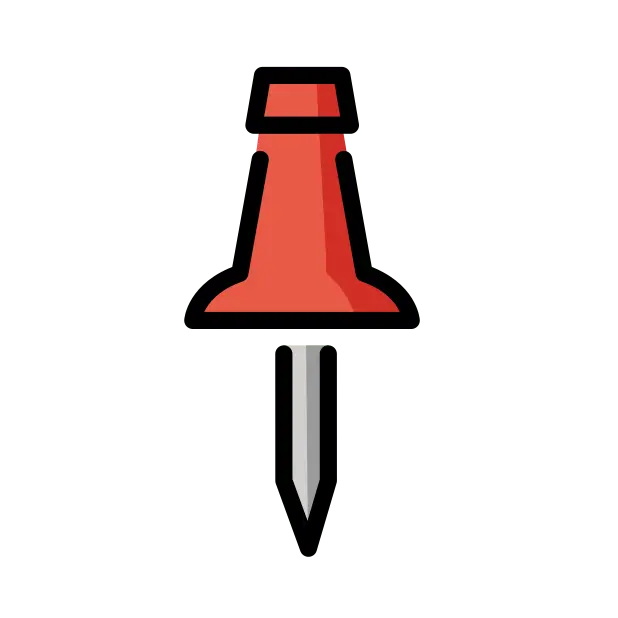 📌 - Pushpin Emoji meaning, copy and paste emoticon - ( ‿ ) SYMBL