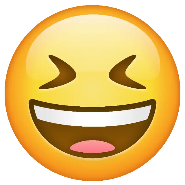😆 - Grinning Squinting Face Emoji meaning, copy and paste emoticon ...