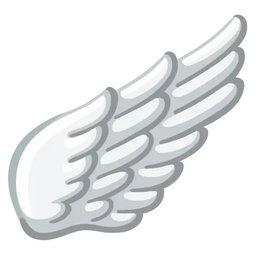 Wing Emoji meaning, copy and paste emoticon - ( ‿ ) SYMBL