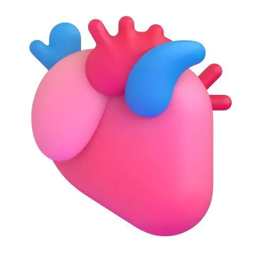 🫀 - Anatomical Heart Emoji meaning, copy and paste emoticon - ( ‿ ) SYMBL