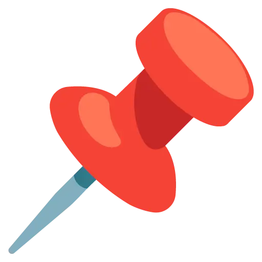📌 - Pushpin Emoji meaning, copy and paste emoticon - ( ‿ ) SYMBL