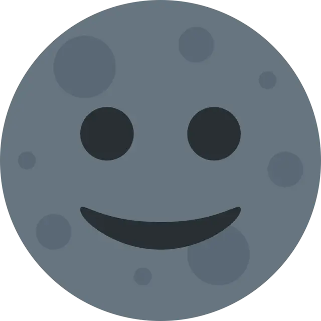 🌚 - New Moon Face Emoji meaning, copy and paste emoticon - ( ‿ ) SYMBL