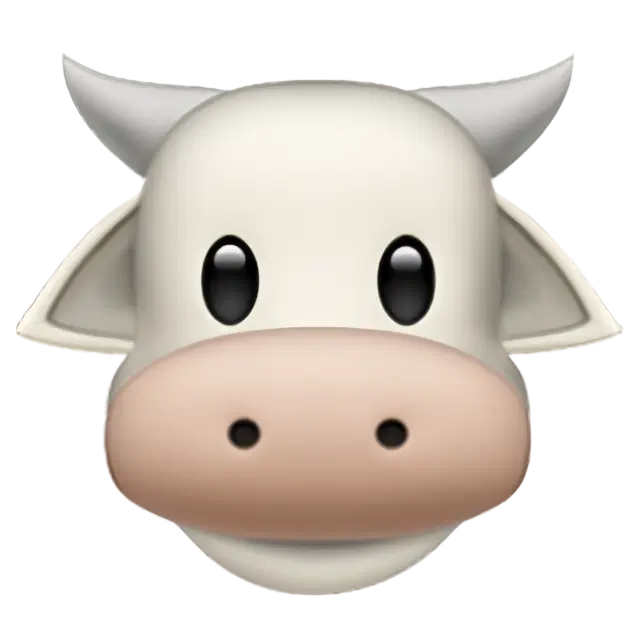 🐮 - Cara de vaca Emoji (Cow Face) 📖 Significado del Emoji Copiar & 📋 ...