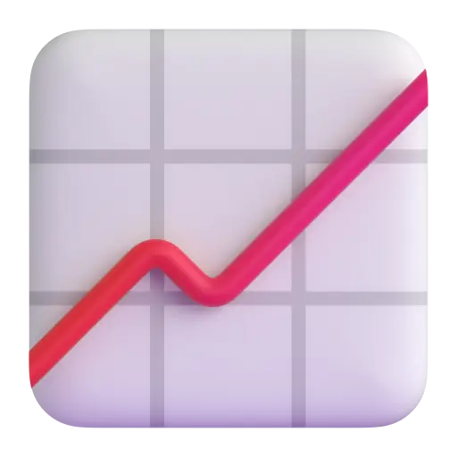 📈 - Chart Increasing Emoji meaning, copy and paste emoticon - ( ‿ ) SYMBL